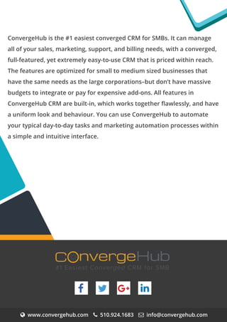 Converging operational crm and social crm | PDF