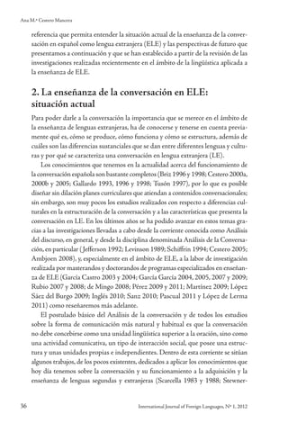 La enseñanza de la conversación en la clase de ELE | PDF