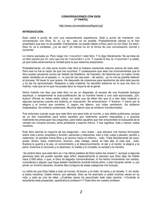Conversasiones con dios | PDF