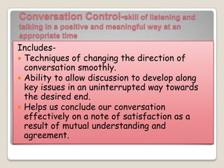 Conversation direction | PPTX