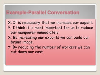 Conversation direction | PPT