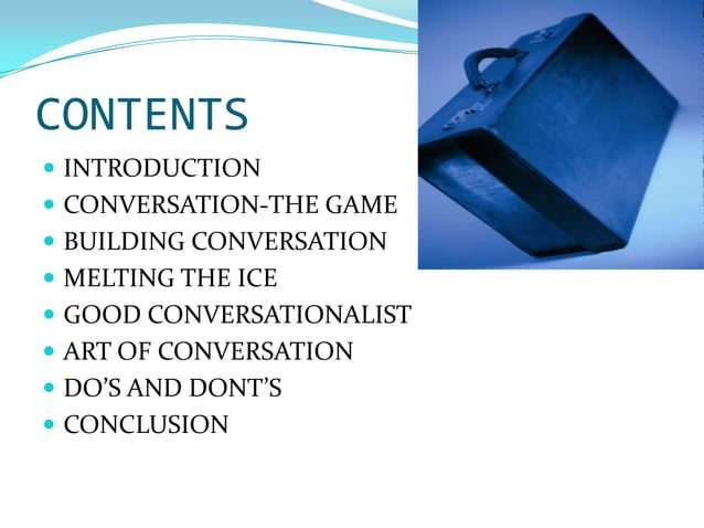 Conversation An Art | PPT