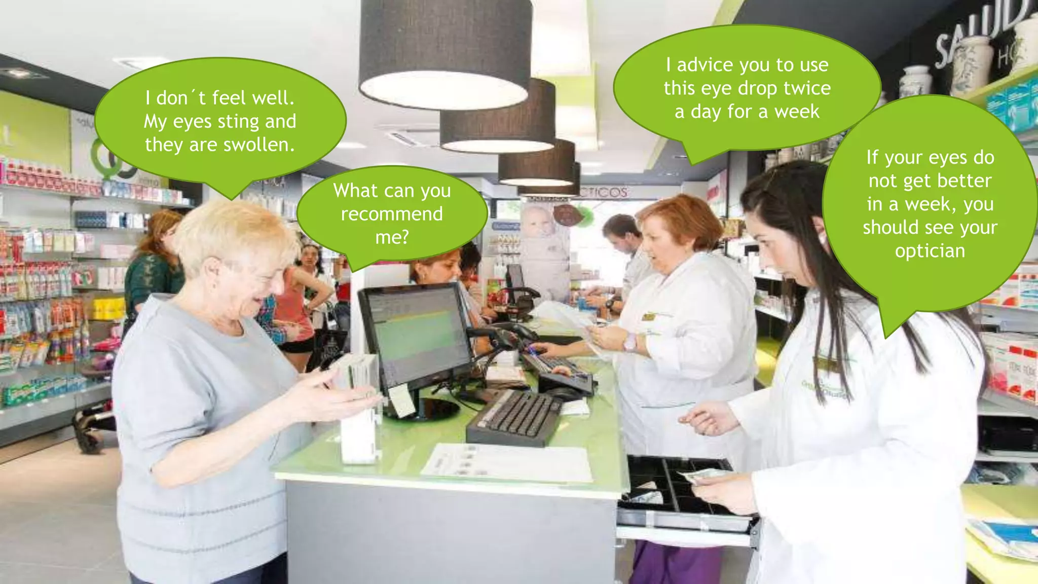 Conversation at a pharmacy. Azucena | PPTX