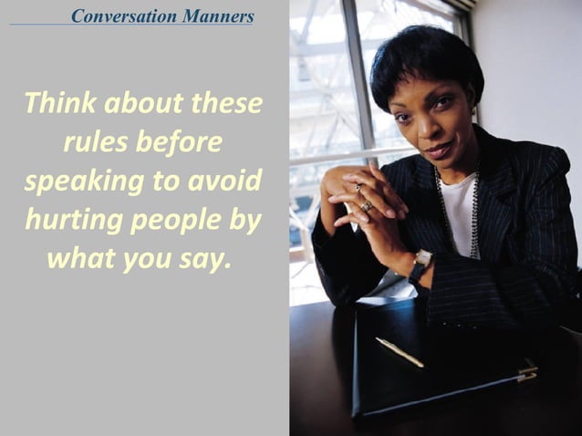 Conversation Rules Makeover | PPT