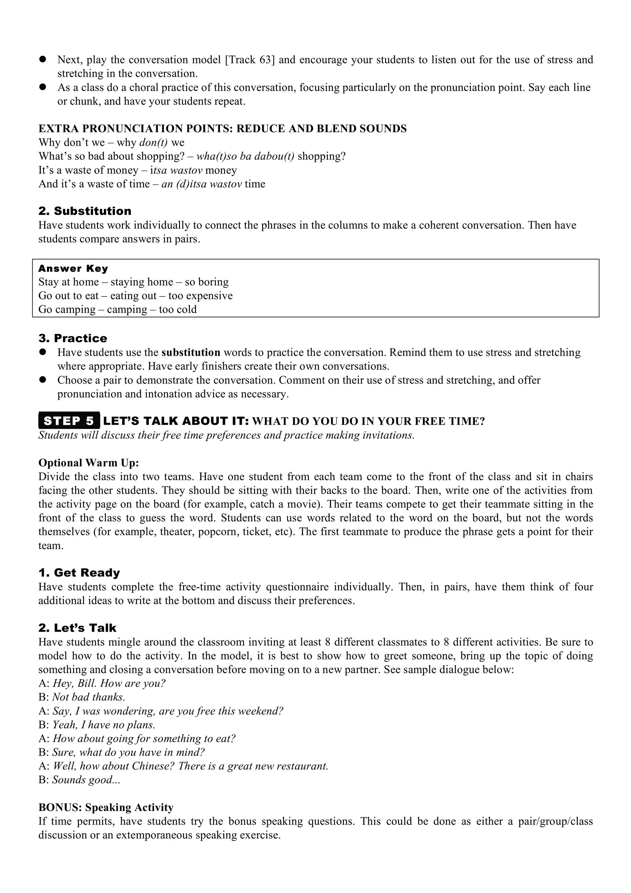 CONVERSATION 1-PART 12 | PDF