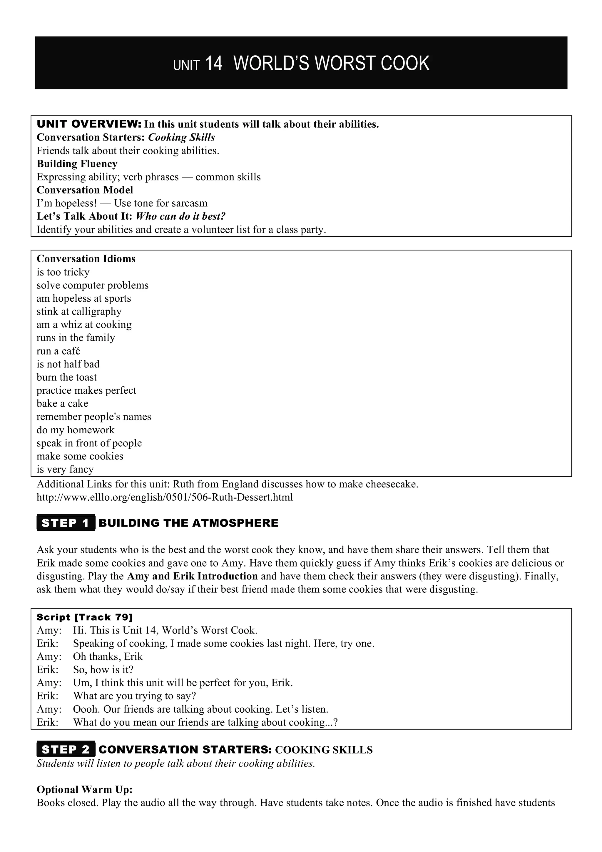 CONVERSATION 1-PART 16 | PDF