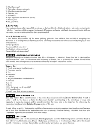 CONVERSATION 1-PART 17 | PDF