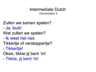 Conversation 3 | PPT