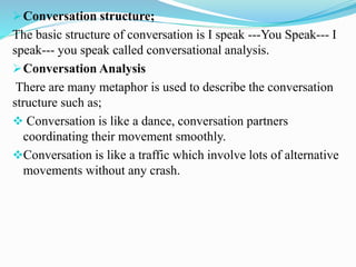 Conversational analysis | PPTX