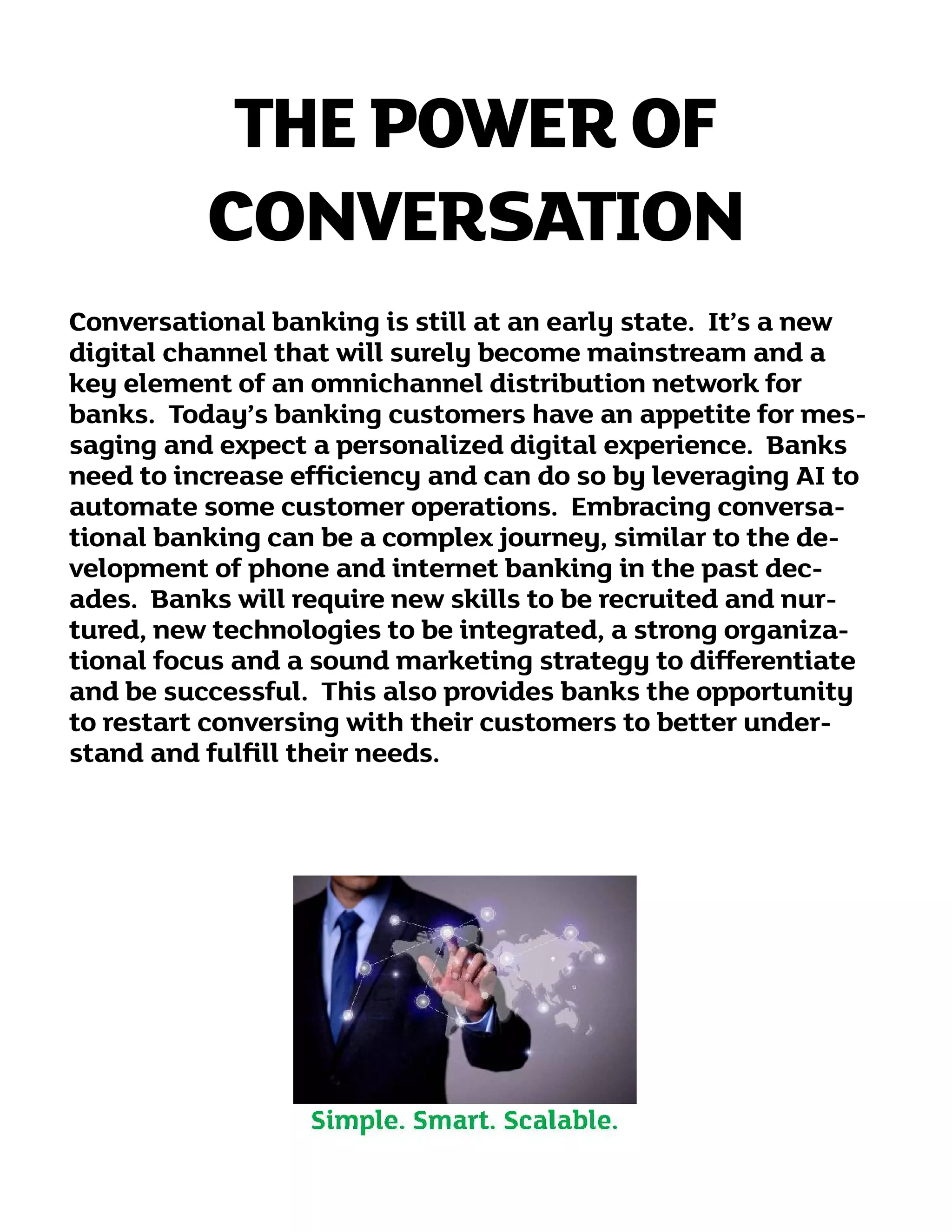 Conversational Banking - Fonelogix | PDF