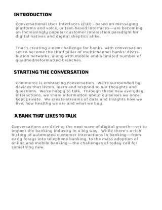 Conversational Banking - Fonelogix | PDF