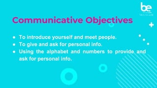 Conversational Class Beginner 1 Unit 1 V1.pptx