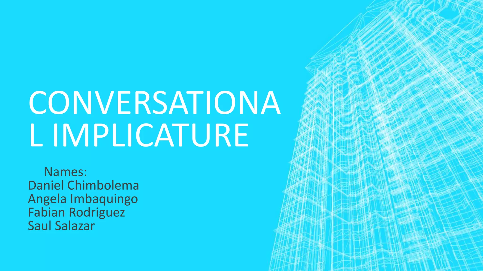 Conversational implicature | PPTX