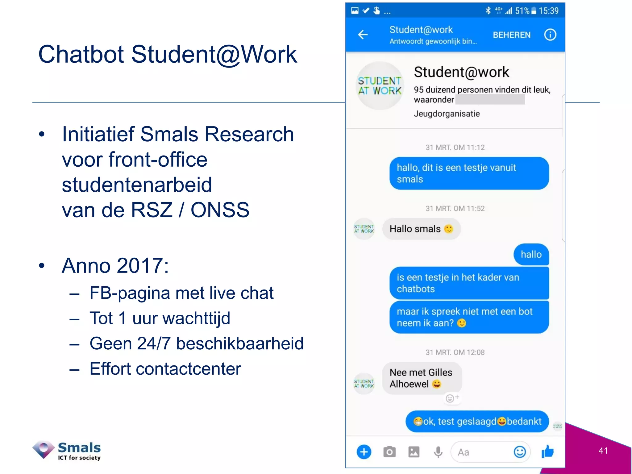 Conversational interfaces & chatbots - 2018-09 | PPT