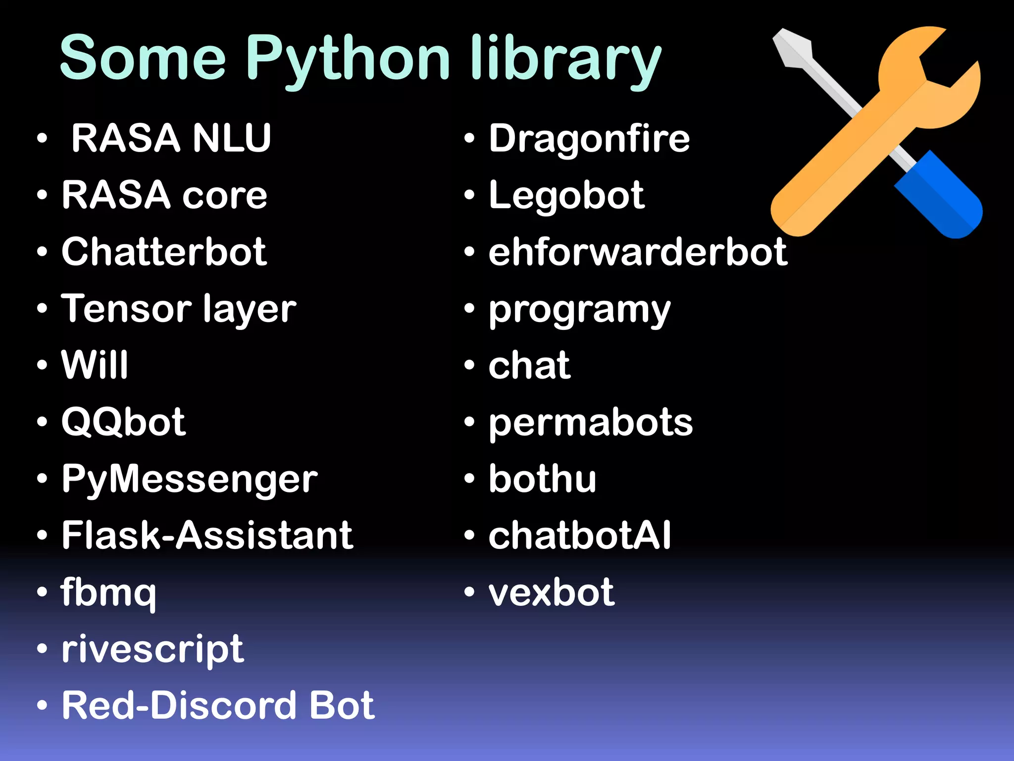 Conversational interfaces for chatbot and artificial intelligence | PPT