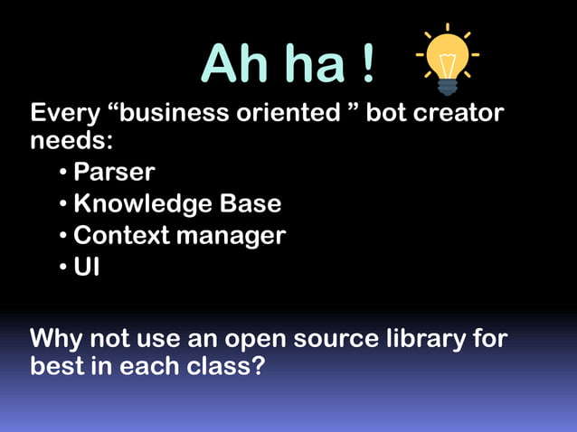 Conversational interfaces for chatbot and artificial intelligence | PPT