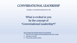 Conversational Leadership | PPTX