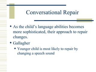 Conversational repair | PPT