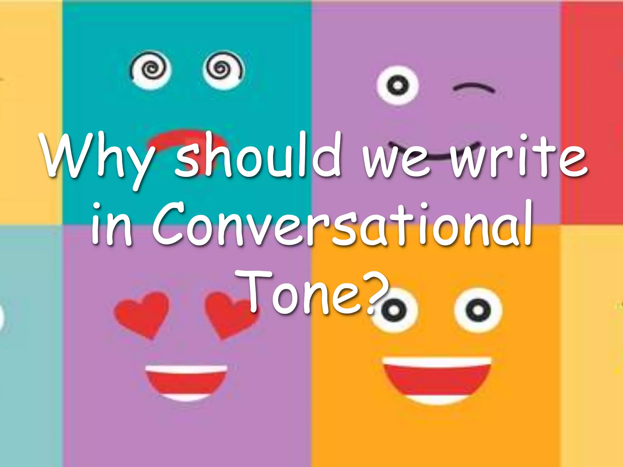 Conversational style | PPTX