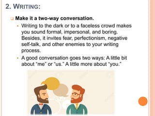 Conversational writing style | PPTX