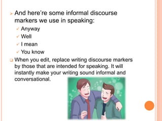 Conversational writing style | PPTX