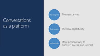 Conversational Bots | PPT