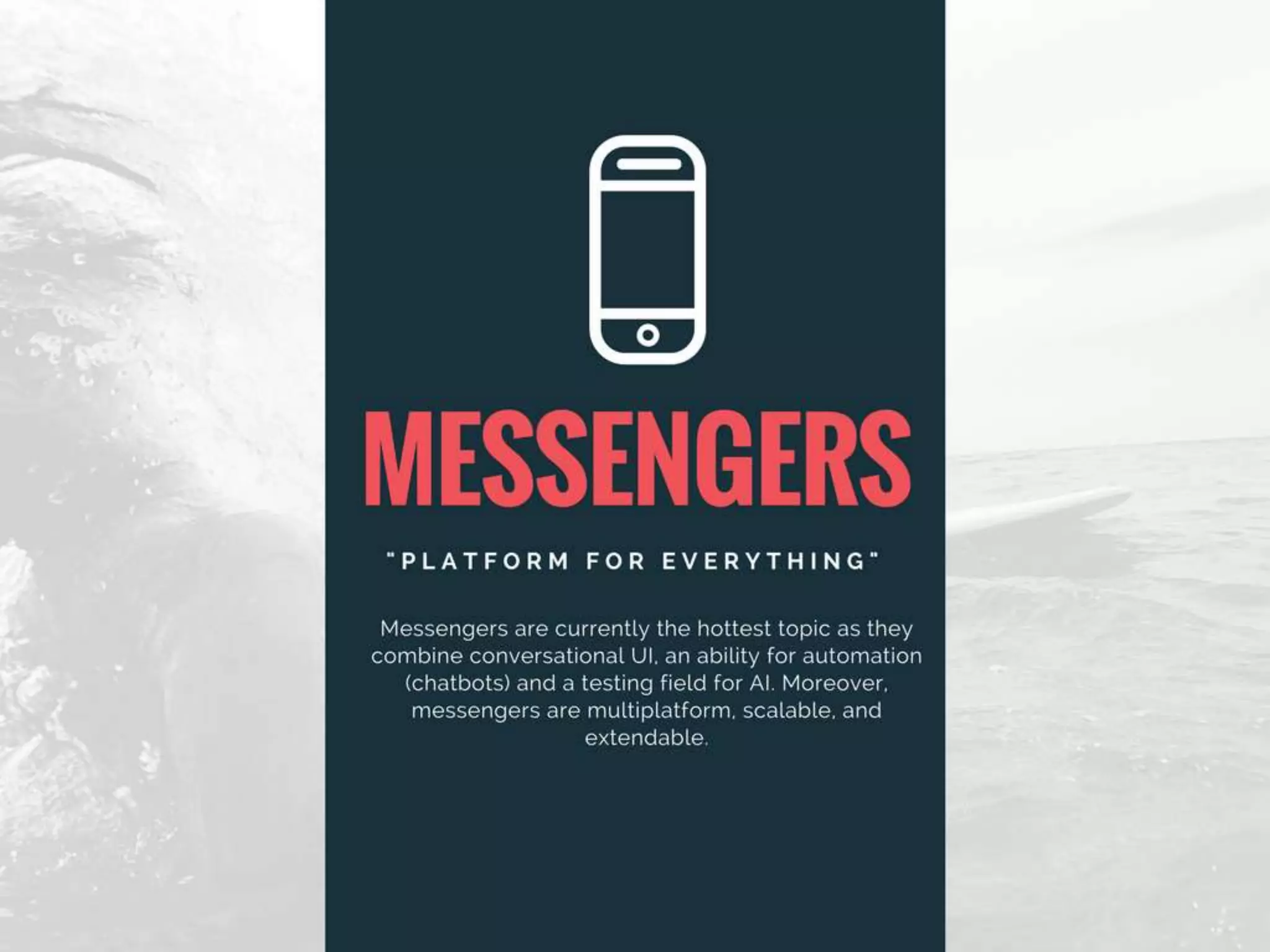 Conversational UI, chatbot, AI - simply explained | PPTX