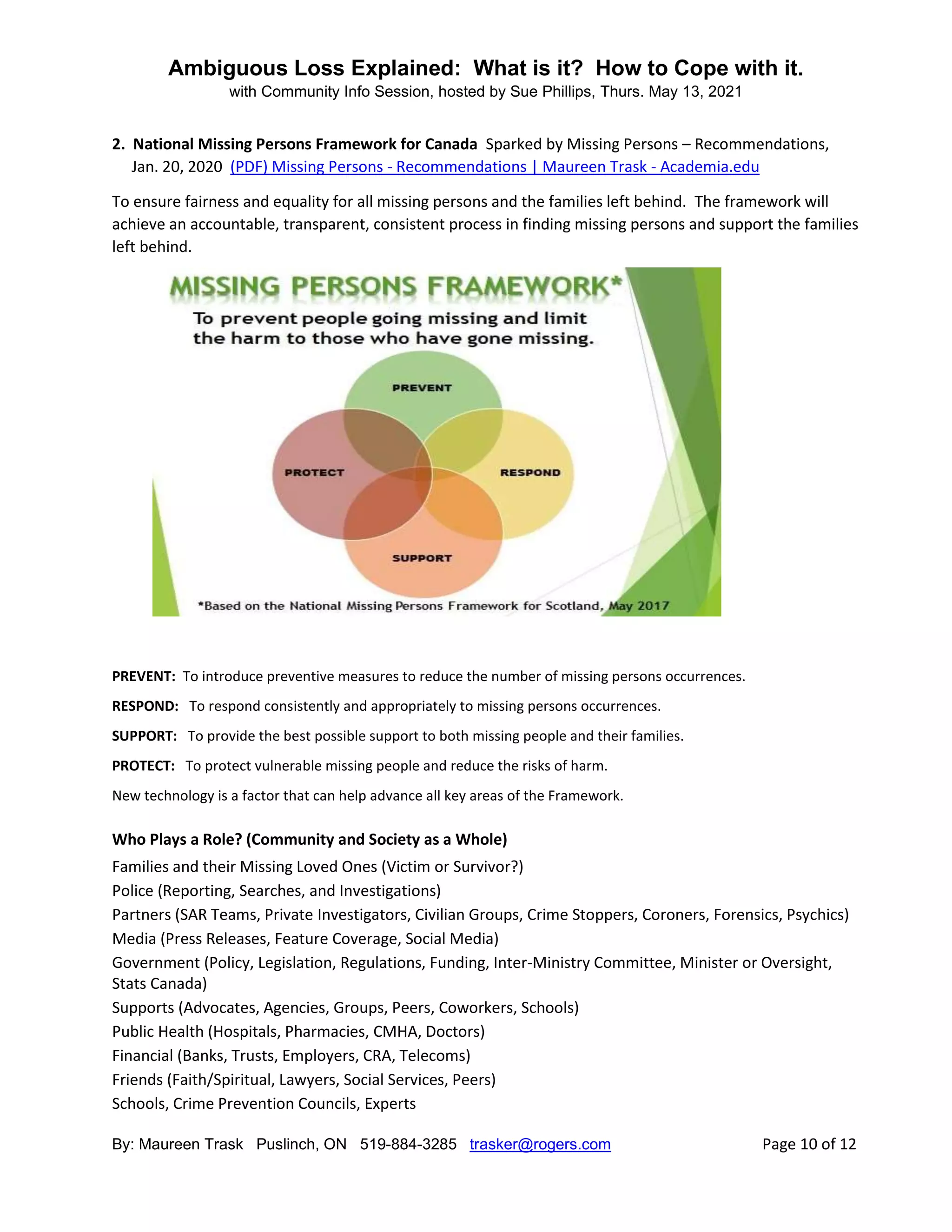 Conversation Ambiguous Loss | PDF