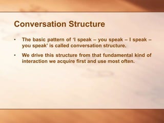 Conversation and preference structure | PPTX