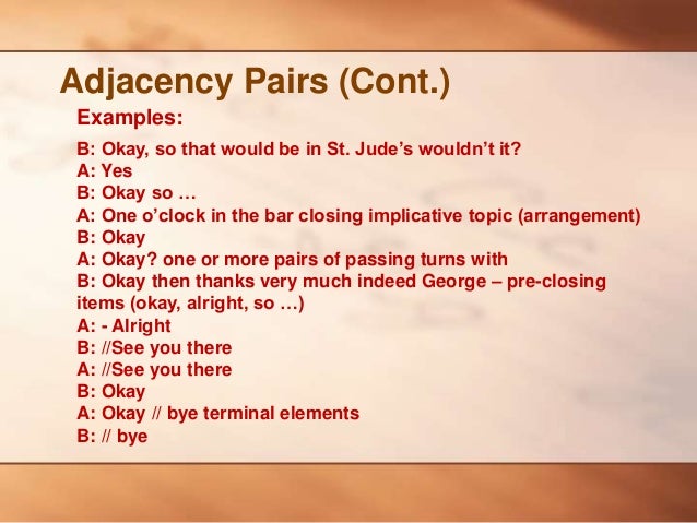 Conversation and preference structure