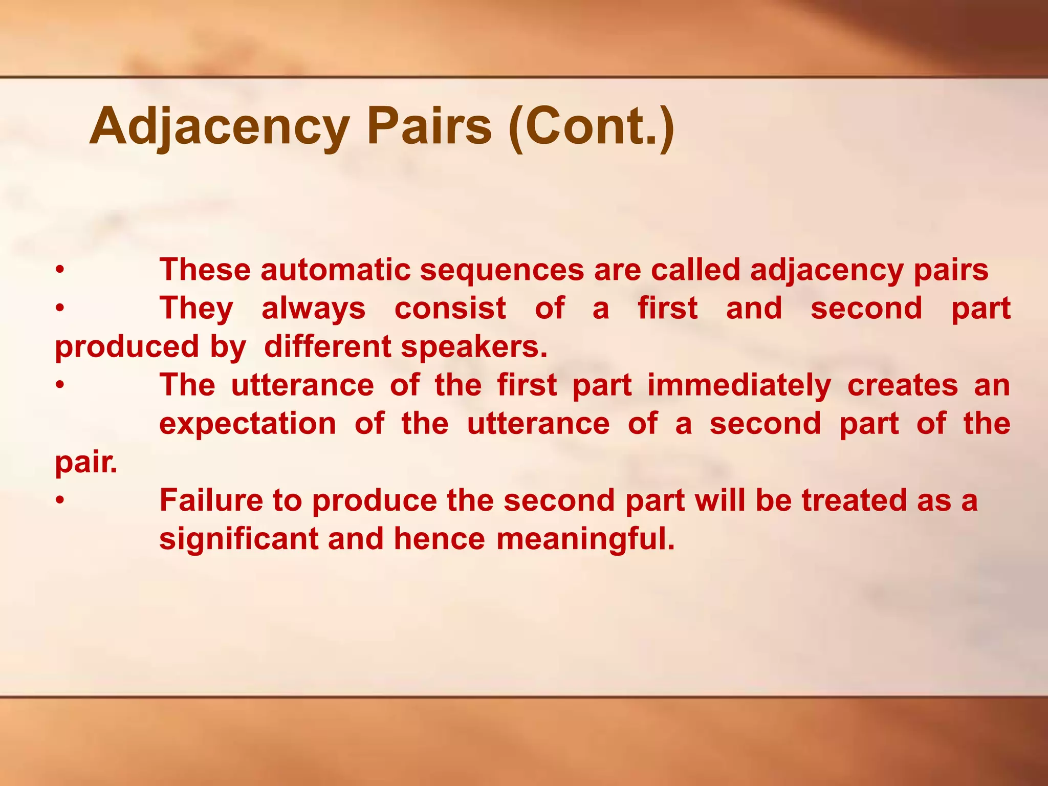 Conversation and preference structure | PPTX