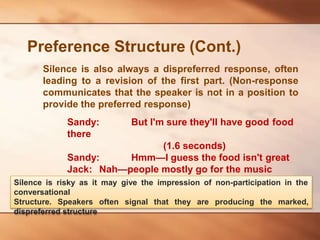 Conversation and preference structure | PPTX