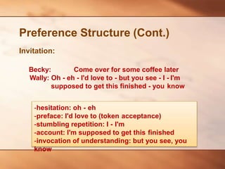 Conversation and preference structure | PPTX