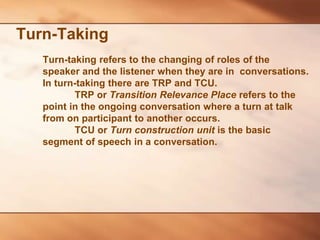 Conversation and preference structure | PPTX