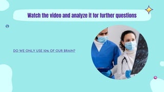 conversation class about the human brain- do we only use 10% of our ...