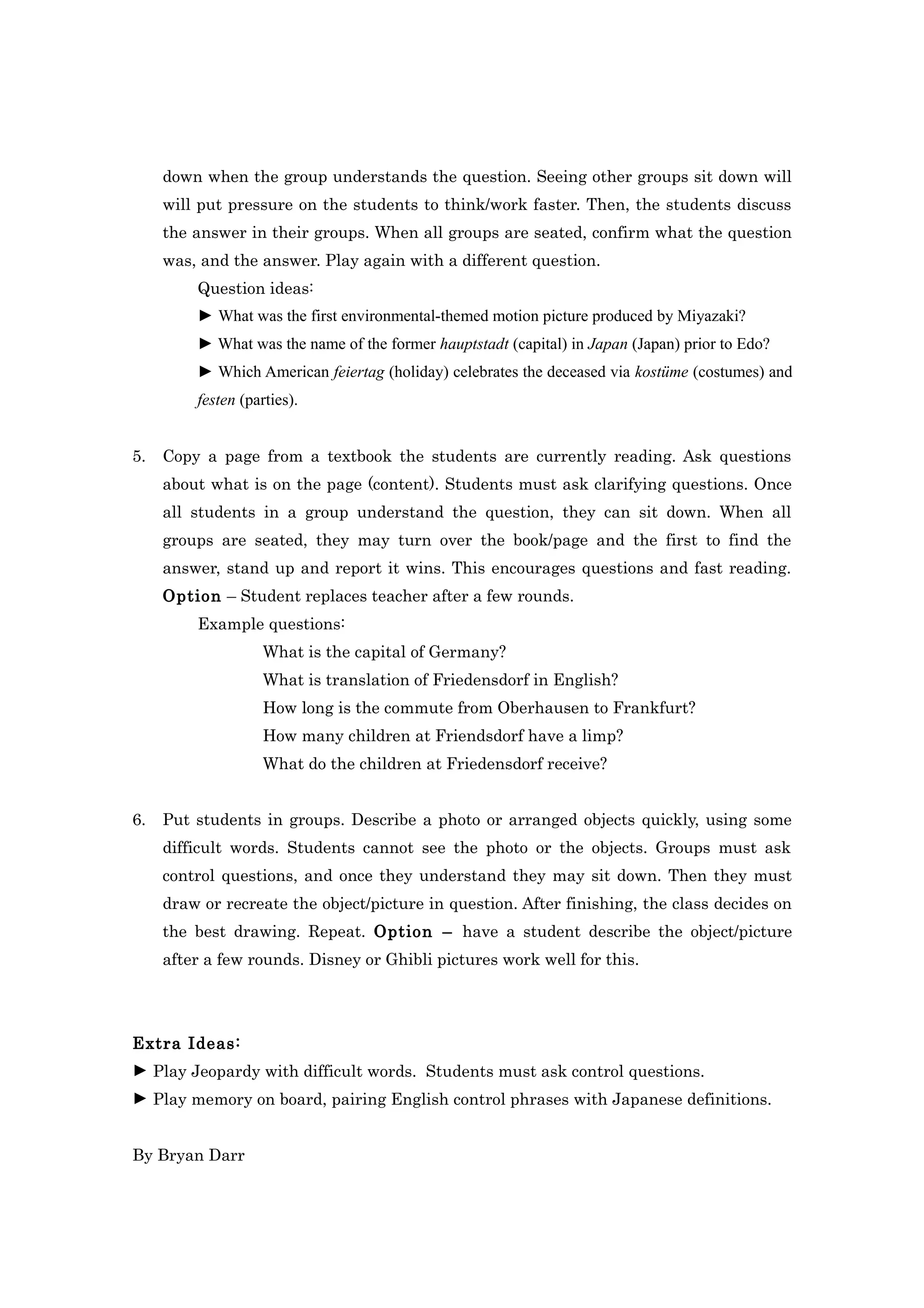 Conversation control lesson plan | DOC