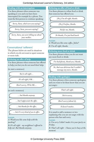 Conversation expressions | PDF
