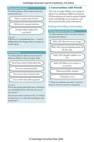 Conversation expressions | PDF