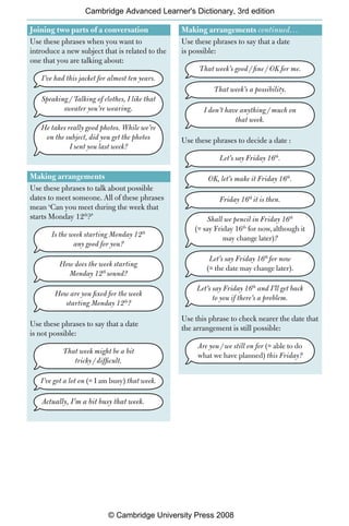 Conversation expressions | PDF