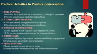 conversation in english presentation ,ppt | PPTX