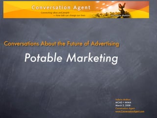 Conversations About the Future of Advertising, #2 with: Valeria Maltoni ...