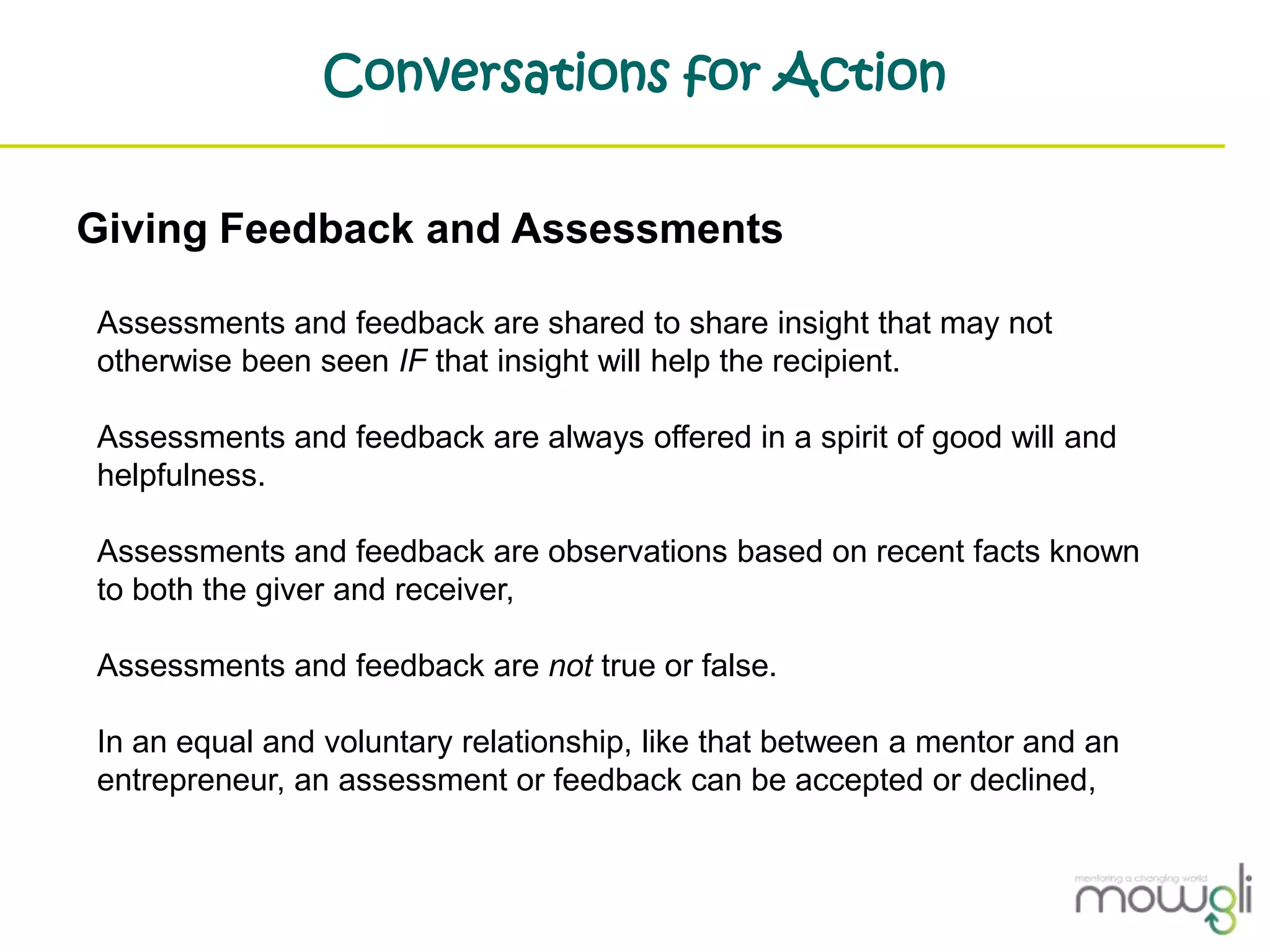 Conversations for Action | PPTX