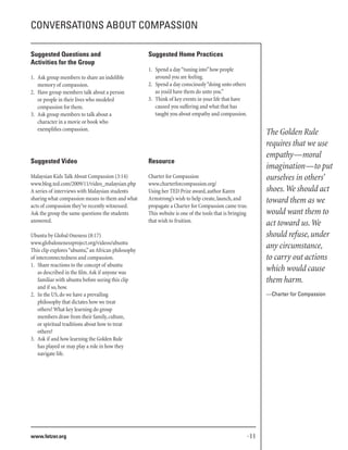 Conversations About Compassion Guide | PDF