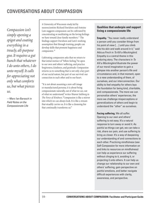 Conversations About Compassion Guide | PDF
