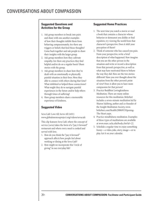 Conversations About Compassion Guide | PDF