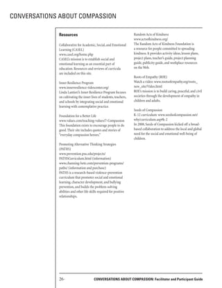 Conversations About Compassion Guide | PDF