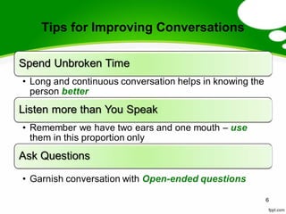 Conversation skills | PDF