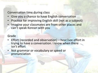 Conversation time and skills | PPT