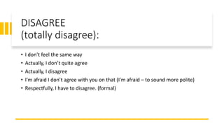 TOOLS FOR CONVERSATION USEFUL FOR ENGLISH SPEAKING TESTS | PPTX