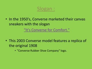 Converse- ALL STAR | PPT